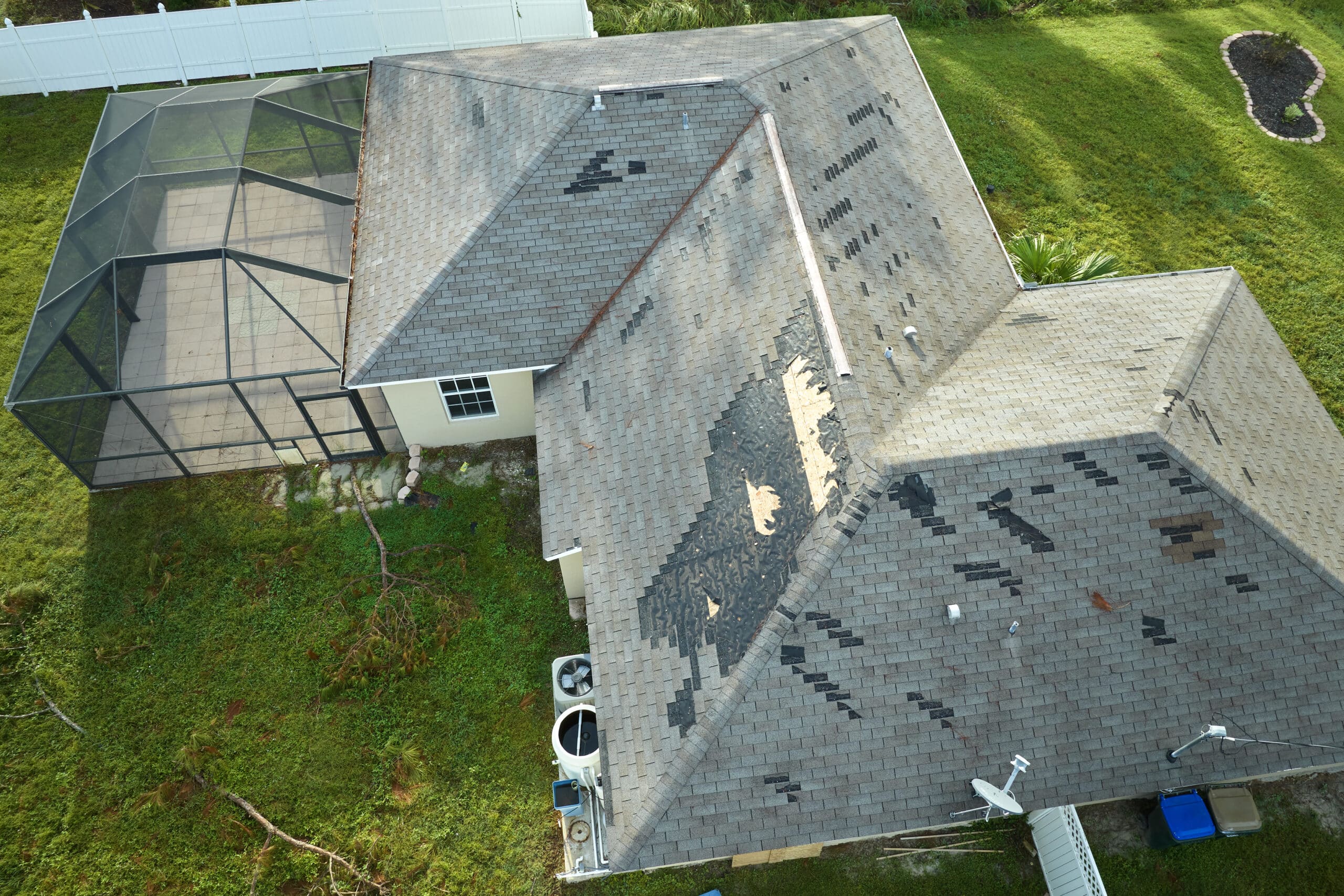 Wind Damage Repairs for Roofs In Central Texas